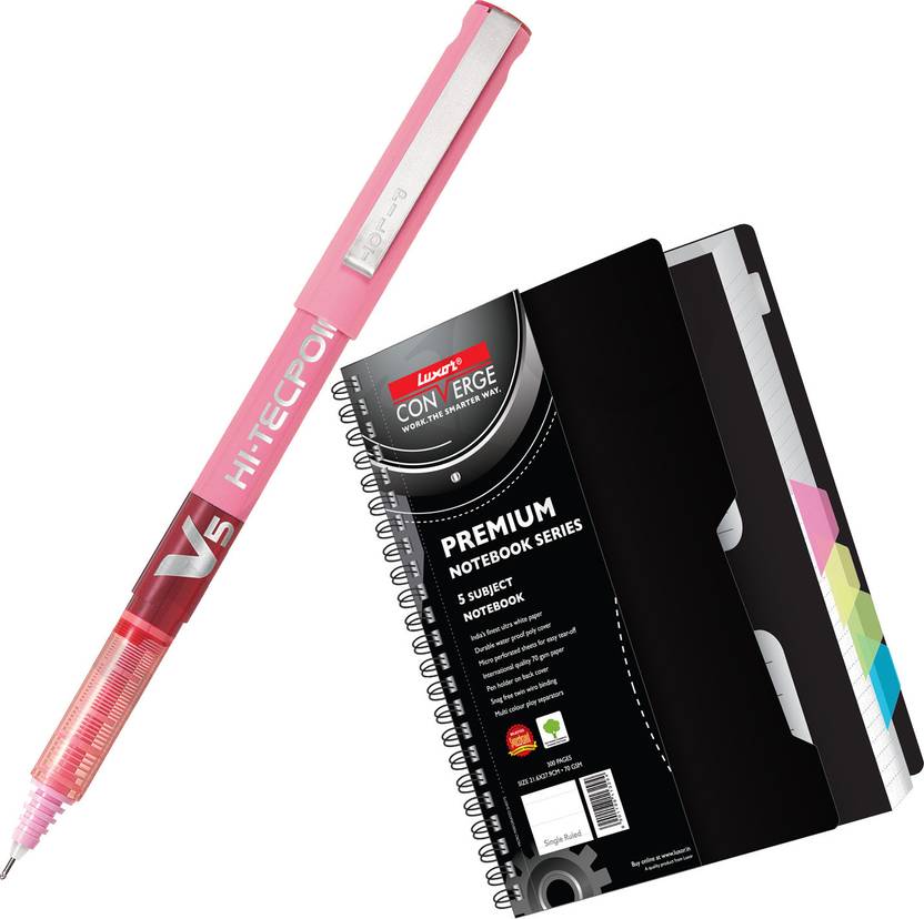 Luxor Notebook and Pilot Combo Fineliner Pen - Buy Luxor Notebook and ...