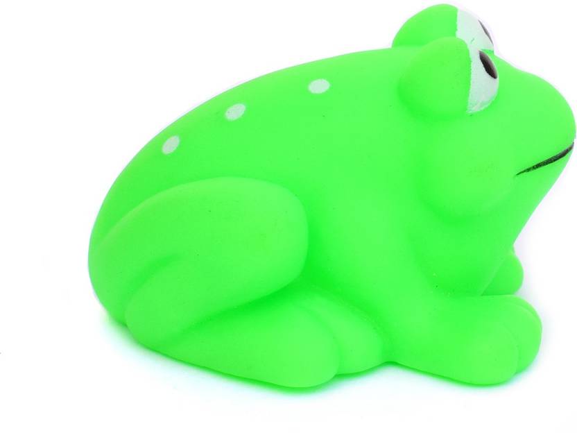 XPO Green Frog Rubber Squeaky Toy For Dog & Cat Price in India - Buy ...