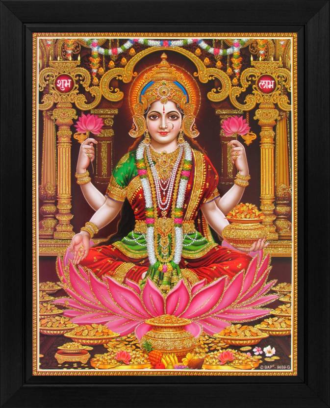 Goddess Lakshmi / Laxmiji / Laxmi Poster Paper Print - Art & Paintings ...