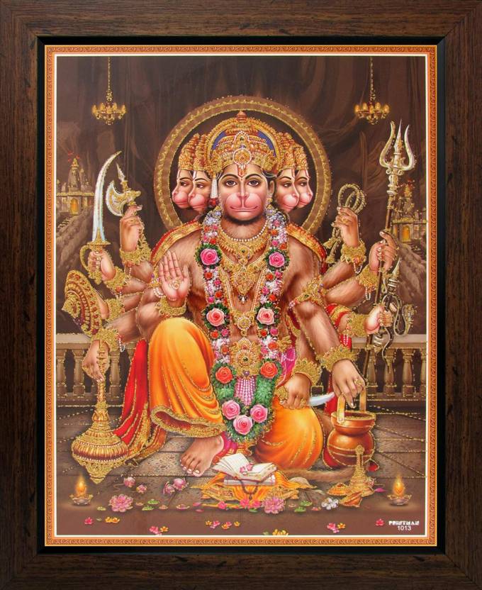 Lord Hanumanji / Panchmukhi Hanuman Poster Paper Print - Art ...