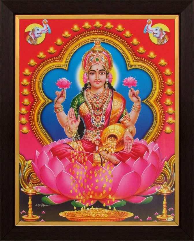 Goddess Lakshmi / Laxmiji / Laxmi Poster Paper Print - Art & Paintings ...