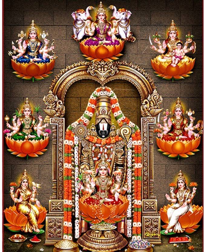 Lord Balaji Hanuman Beautiful Poster Paper Print - Religious posters in ...