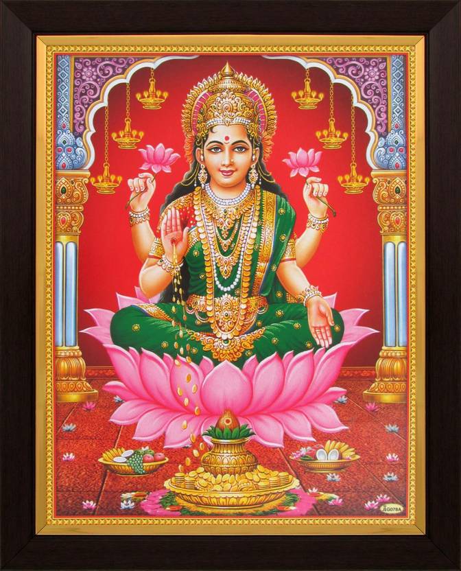 Goddess Lakshmi / Laxmiji / Laxmi Poster Paper Print - Art & Paintings ...