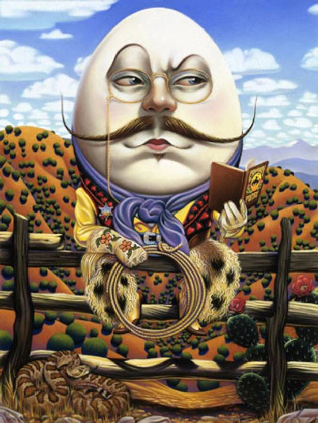 Humpty Dumpty Fine Art Print - Gregory Truett Smith posters - Humor ...