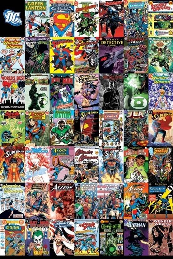 DC Comics - Montage Paper Print - Animation & Cartoons posters in India ...