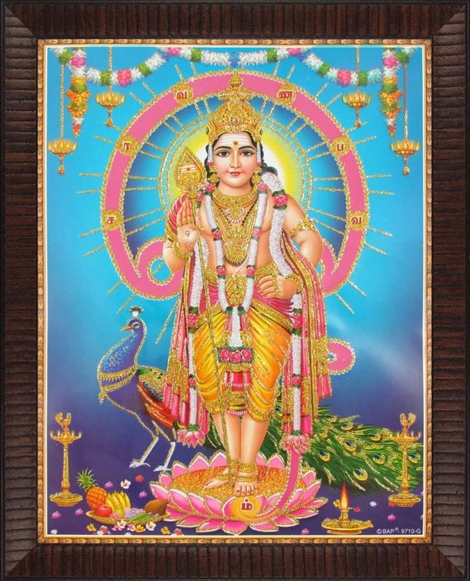Lord Kartikeya / Murugan / Subrahmanya Poster Paper Print - Art ...