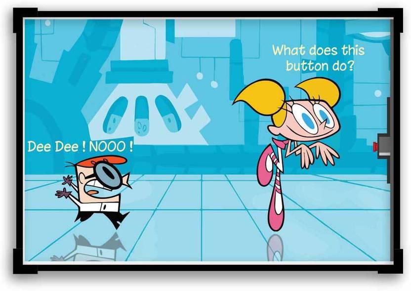 Posterhouzz What Does This Button Do Dexter And Didi Poster Fine Art ...