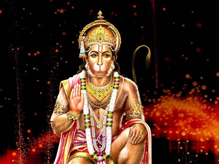 Lord Balaji Hanuman Beautiful Poster Paper Print - Religious posters in ...