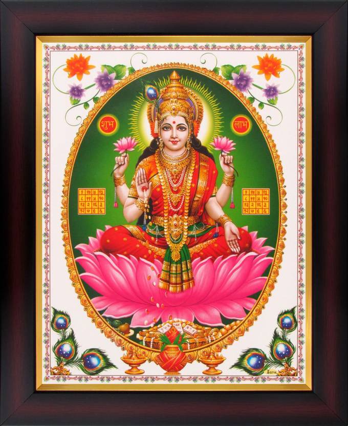 Goddess Lakshmi / Laxmiji / Laxmi Poster Paper Print - Art & Paintings ...