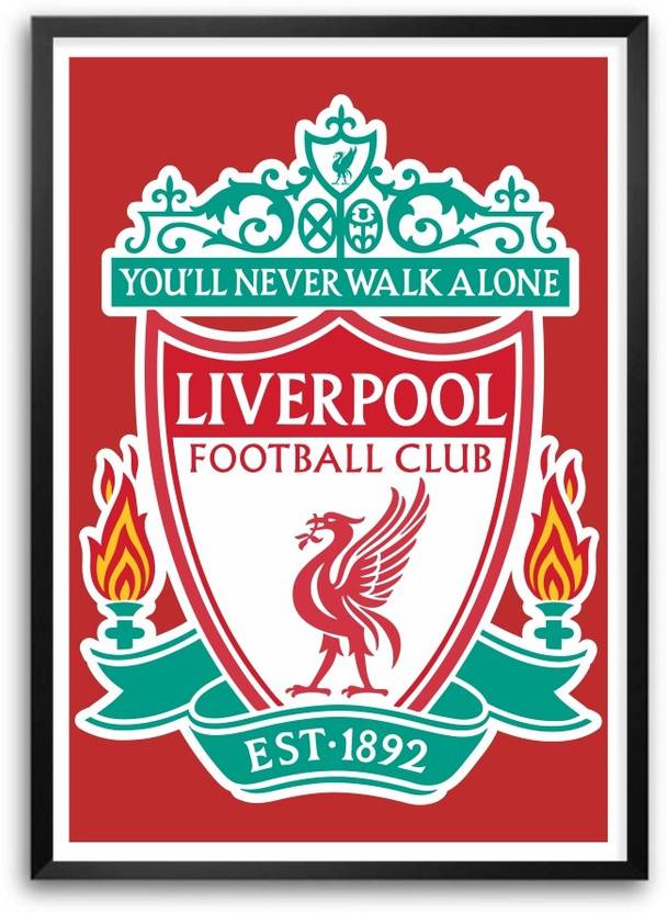 Liverpool Football Club Logo Paper Print - Quotes & Motivation posters ...