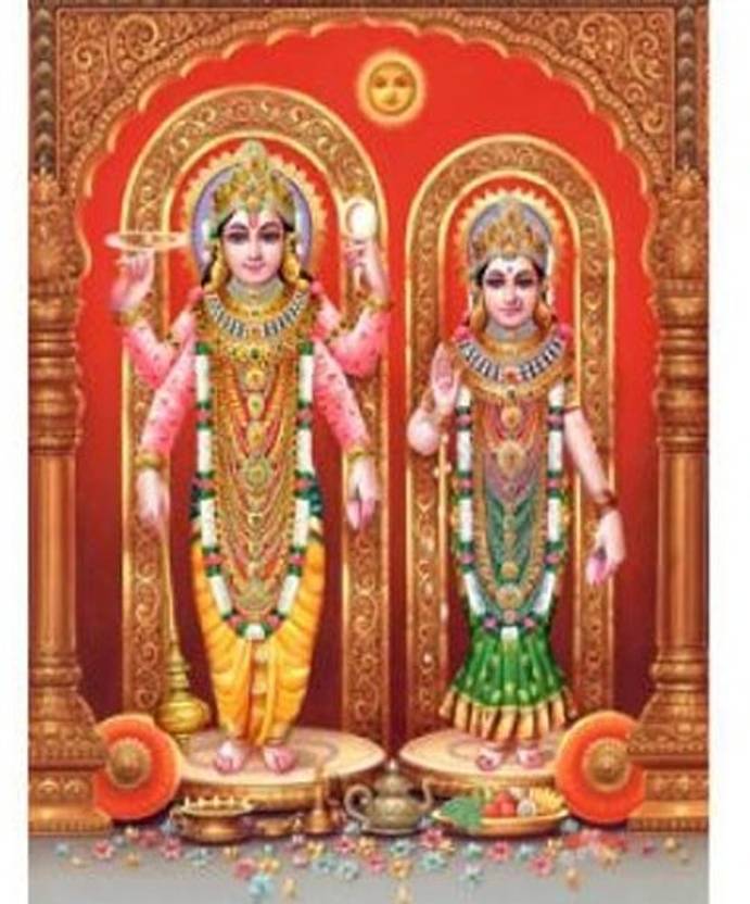 3D Photo Laxmi Narayana 3D Poster - Religious posters in India - Buy ...