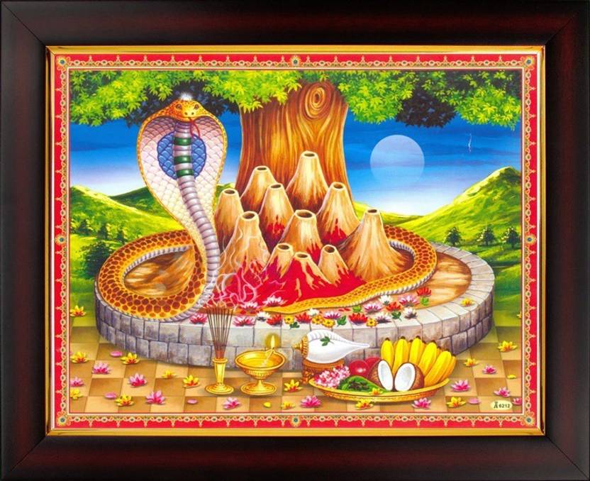 Naag Panchami / Nag Puja Poster Paper Print - Art & Paintings ...