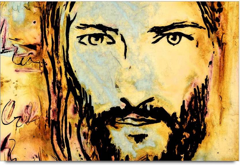 Jesus Christ Grunge Artwork Laminated Poster Paper Print - Rangeele ...