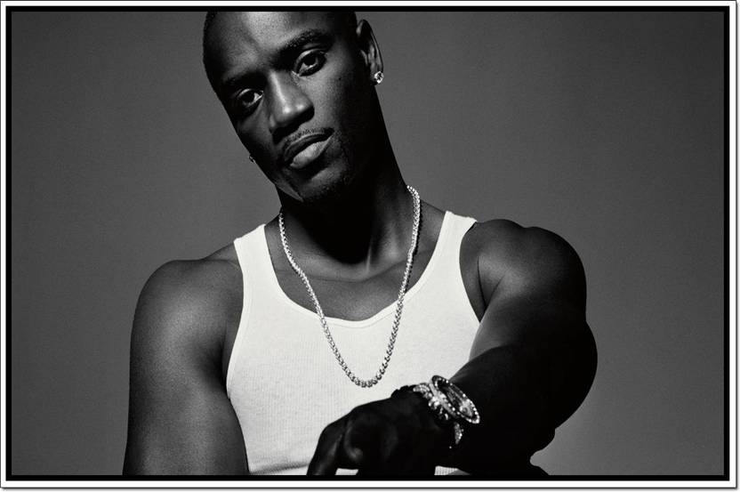 Posterhouzz Akon Poster Paper Print - Music posters in India - Buy art ...