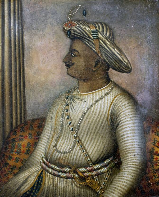 Tallenge - Portrait Of Tipu Sultan - Tiger Of Mysore - Small Size ...