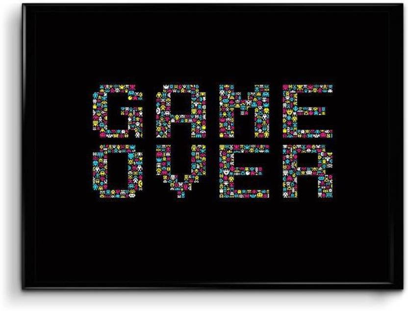 Game Over Minecraft Pattern Paper Print - Music, Personalities posters ...