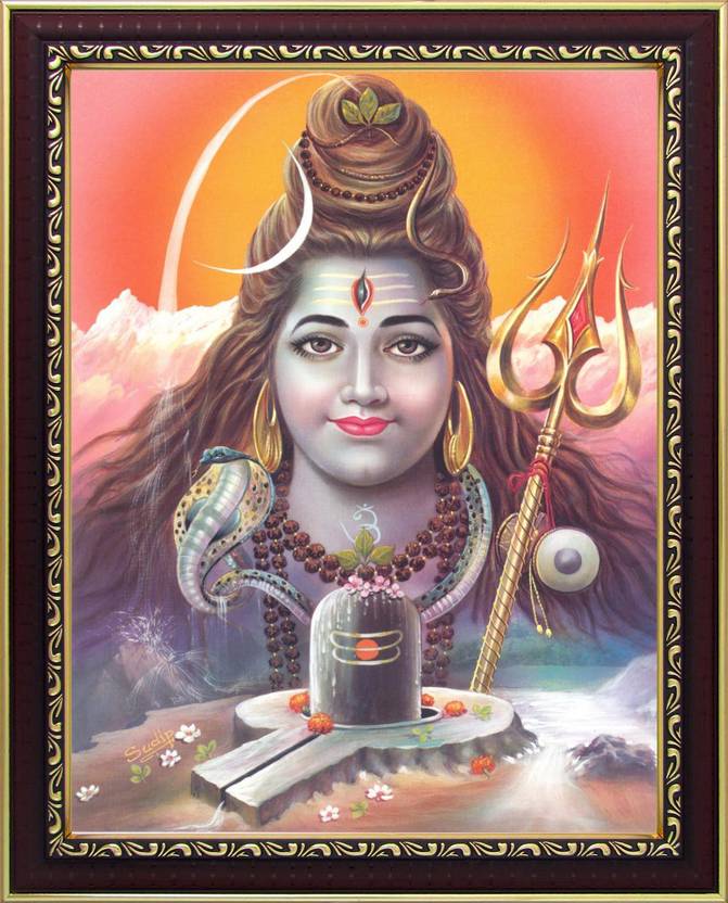 Lord Shiva / Shankar / Mahadev Poster Paper Print - Art & Paintings ...
