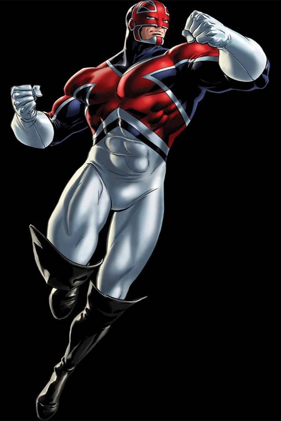 Captain Britain Paper Print - Movies posters in India - Buy art, film ...