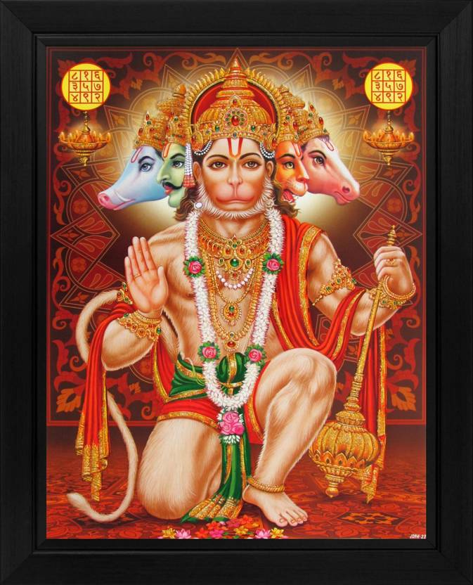 Lord Hanumanji / Panchmukhi Hanuman Poster Paper Print - Art ...