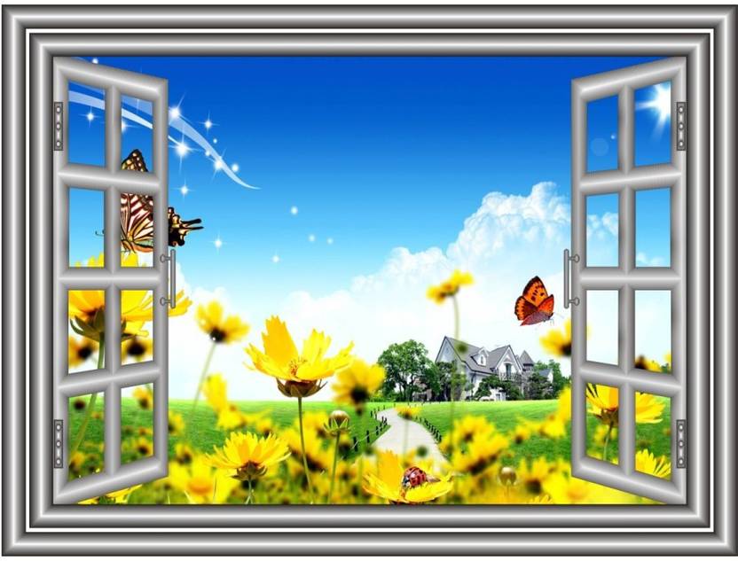 Window Poster 9122 Paper Print - Nature posters in India - Buy art ...