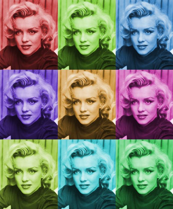 Marilyn Monroe Collage Per0601619F Fine Art Print - Personalities ...