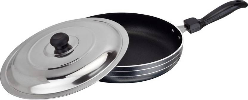 Bright Home Appliances Fry Pan 28 cm diameter with Lid 0 L capacity ...