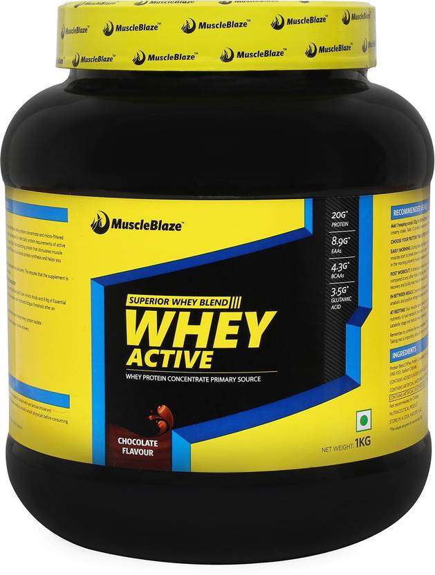 MuscleBlaze Whey Active Whey Protein Price in India - Buy MuscleBlaze ...