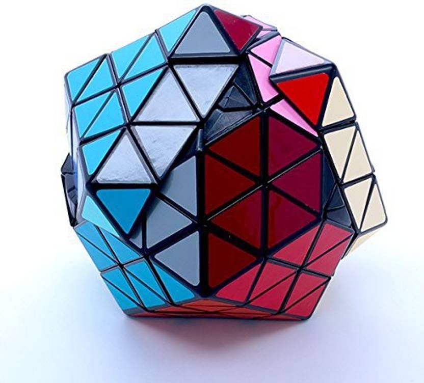 MF8 Oskar'S Icosaix Black Icosahedron Face Turning Cube Puzzle 20 Sided ...