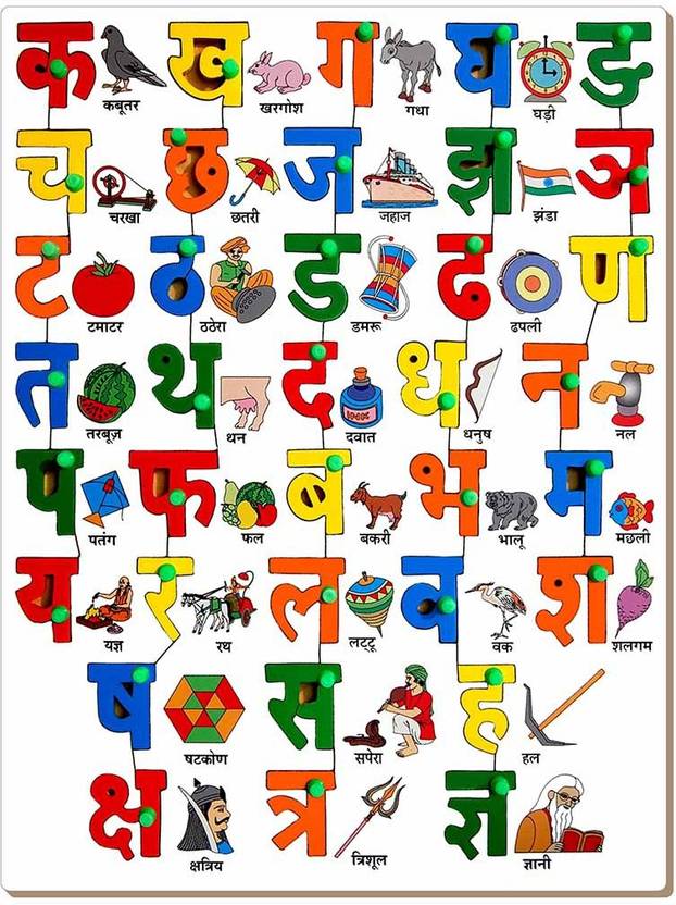 Hindi Alphabets With Pictures Images - Photos Alphabet Collections