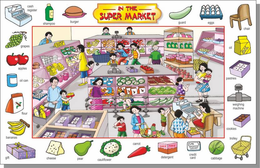 Creatives Picture Talk in the Super Market - Picture Talk in the Super ...