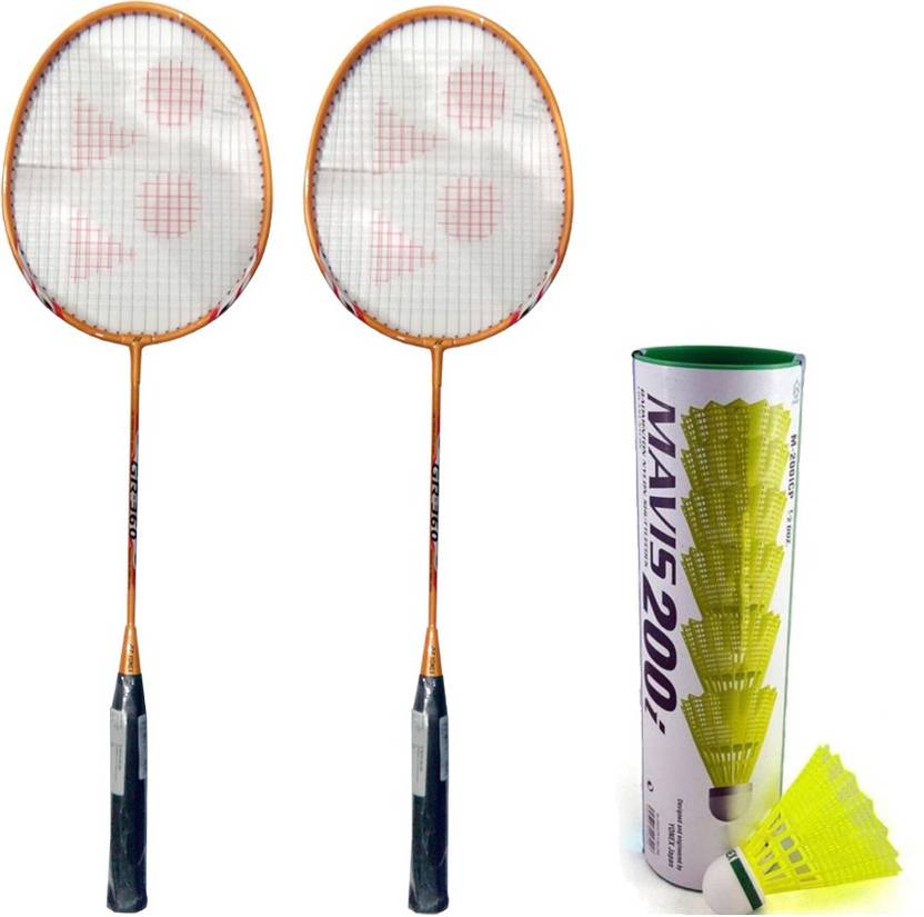 YONEX New Series GR360 Racket + Mavis 200i Shuttlecock Pack of 6pc ...