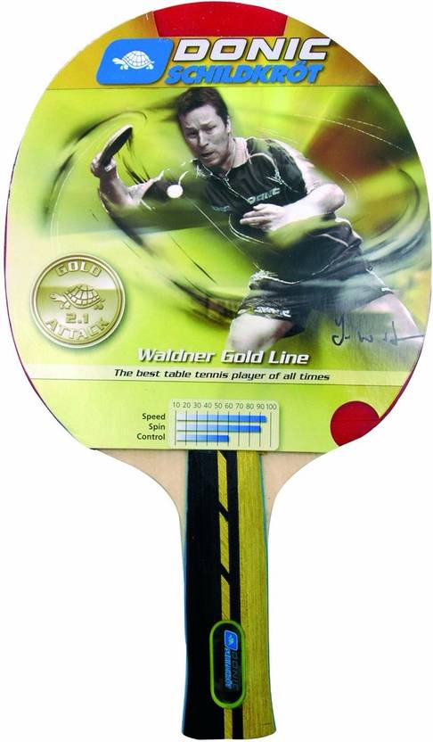 DONIC Schildkrot Waldner Gold Attack Multicolor Table Tennis Racquet ...