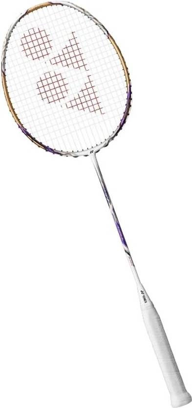 YONEX Voltric Z-Force Limited Edition Purple, Gold Strung Badminton ...
