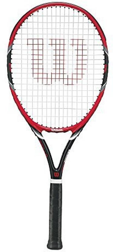 WILSON Federer Team 105 Tennis Racquet Red, Black Strung Tennis Racquet ...