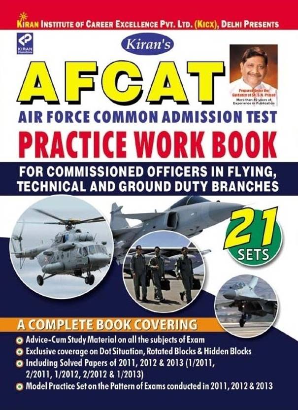 AFCAT Air Force Common Admission Test Practice Work Book (For ...