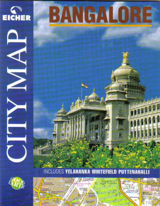 Bangalore City Map: Buy Bangalore City Map by at Low Price in India ...