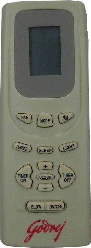 MEPL Compatible AC Compatible Godrej Remote Controller - MEPL ...