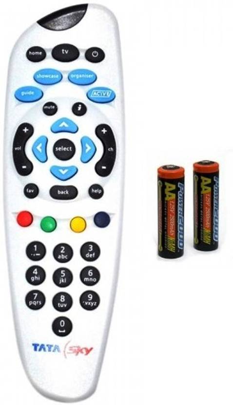 Tata Sky Universal Original White Tata Sky DTH Remote Controller - Tata ...