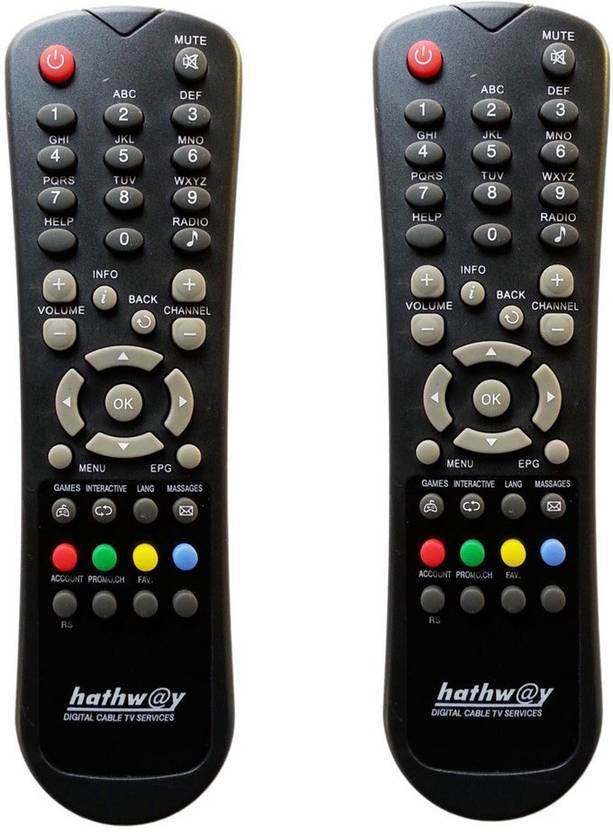 RR Hathway Hathway Cable Tv Set Top Box Remote Controller - RR ...