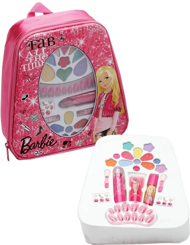BARBIE Metal Backpack Make-Up Set - Metal Backpack Make-Up Set . Buy ...