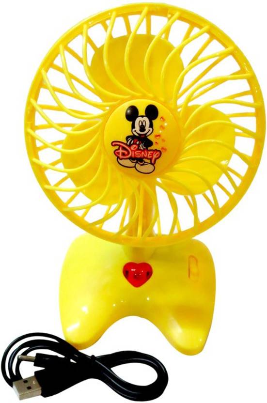DCS Cartoon Character USB Fan Toy For Kids(USB Cable,Battery Operated ...