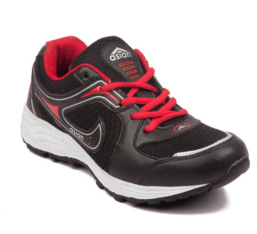 asian Running Shoes For Men - Buy BLACK Color asian Running Shoes For ...
