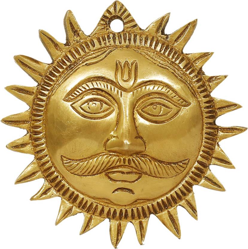 Sun (Surya) Face Murti Idol Statue Decorative Showpiece - 12 cm Price ...