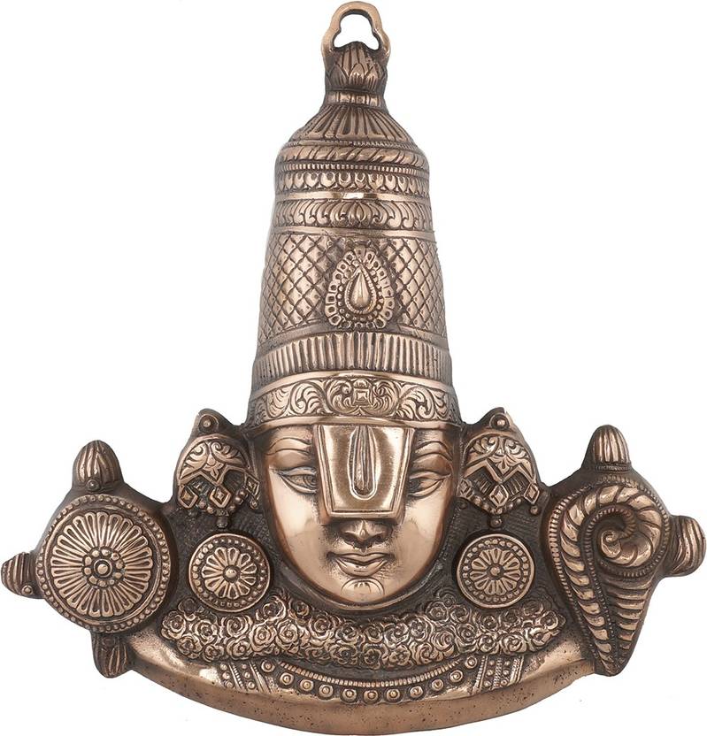 Advitiya Lord Venkateswara Face Decorative Showpiece - 25 cm Price in ...