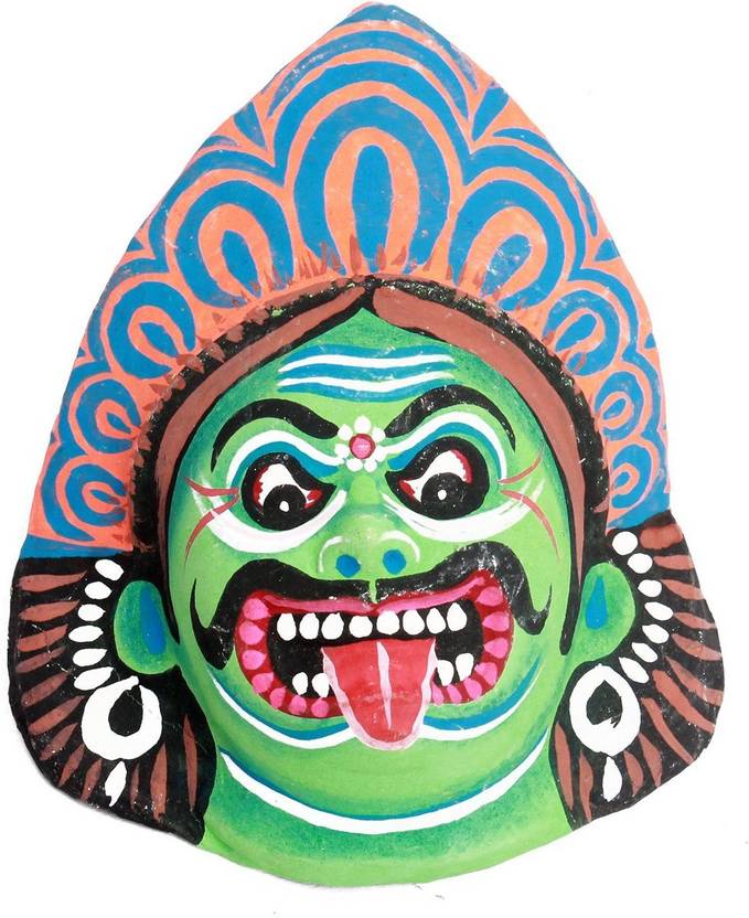 slice of bengal Paper Tribal Mask Decorative Showpiece - 14 cm Price in ...