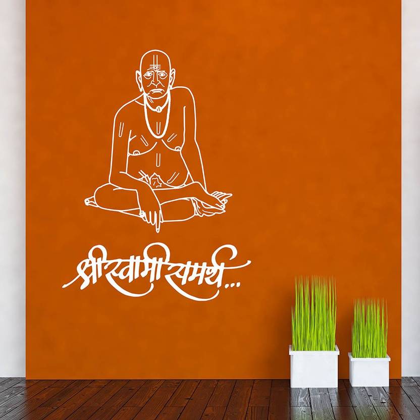 PICKYPOMP 88 cm Shree Swami Samarth Self Adhesive Sticker Price in ...
