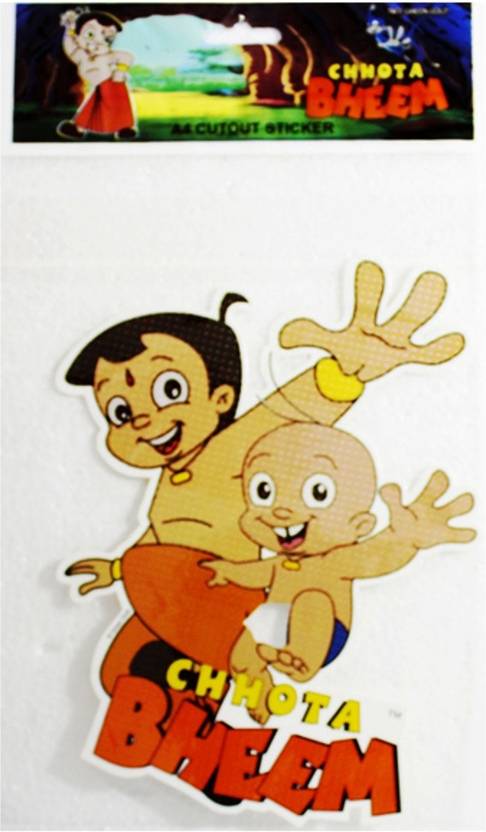 STICKER BAZAAR A4 Cutout Sticker Of Chhota Bheem Large Self Adhesive ...
