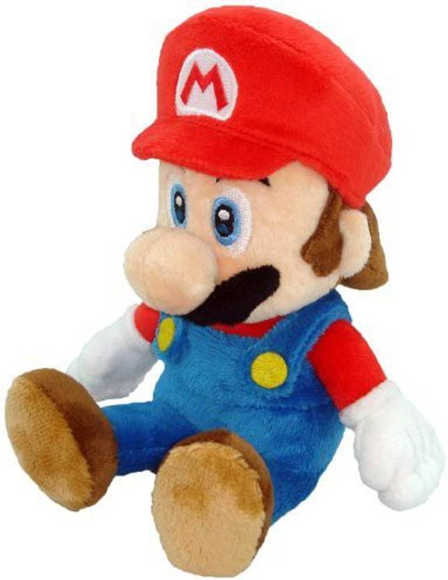 Sanei Super Mario Plush 8" Mario Soft Plush (Japanese Import) - Super ...