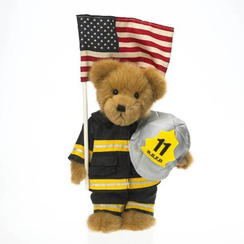 Boyds Bears Firefighter Mcbruin 911 Commemorative Plush Bear 10 ...