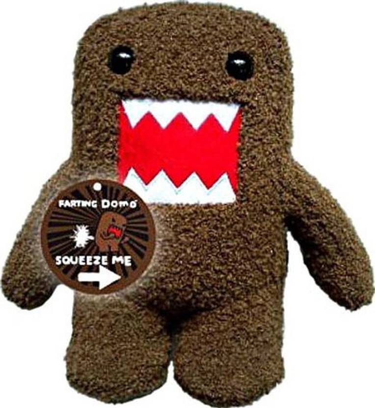 Licensed 2 Play Domo Farting 6 1/2" Plush Novelty Doll - Domo Farting 6 ...